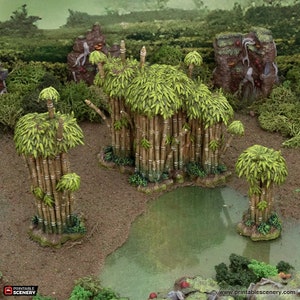 Gloaming Swamp Wilderness Scatter Bamboo Dnd Miniature Terrain ...