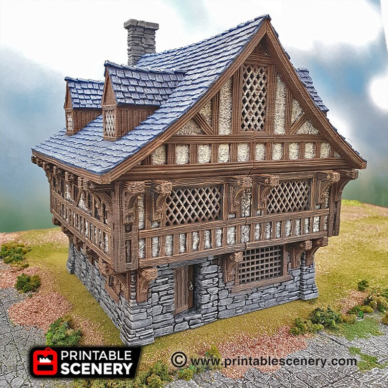 Clorehaven Townhouse Modular Tiles Dnd Miniature Terrain, Dungeons and ...