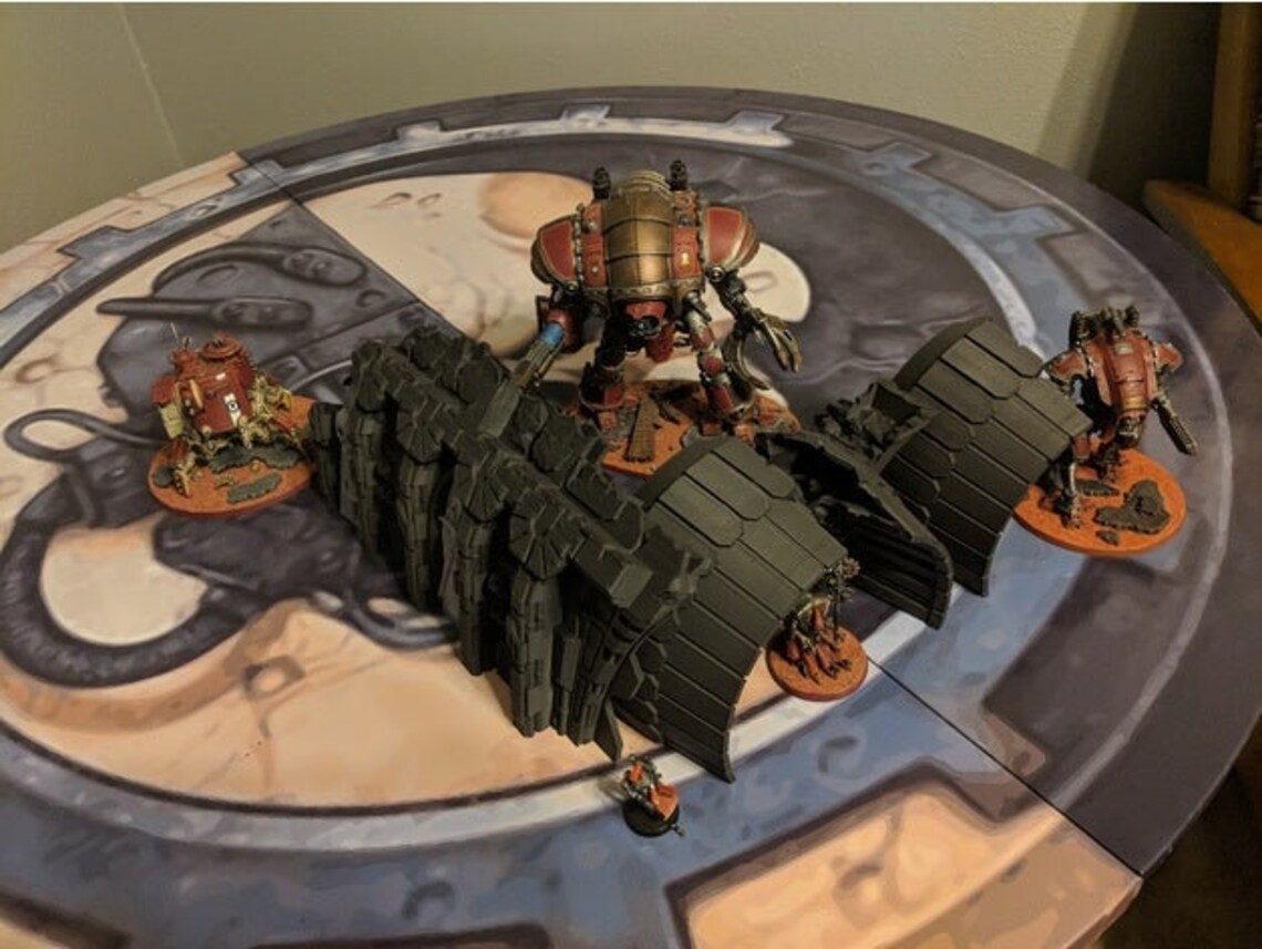 28mm Terrain Massive Gothic Spaceship Wreck Part A Terrain - Etsy