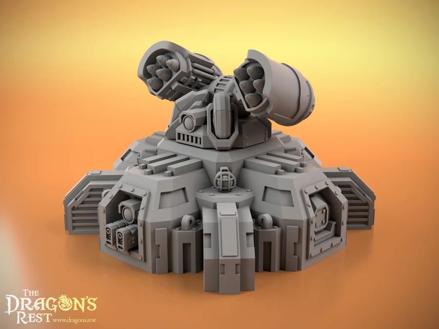 Modular Turret Bunker 40k Terrain for Sci Fi, Dungeons and Dragons, Dnd ...