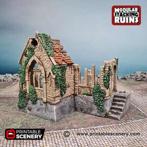 Shadowfey Bell Tower and Sept Dnd Miniature Terrain for Dungeons and ...