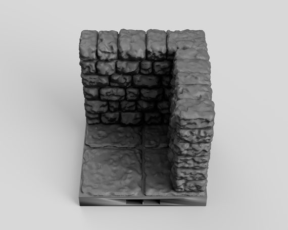 Corner Dungeon Wall Dnd Dragonlock Tiles Terrain for Dungeons | Etsy