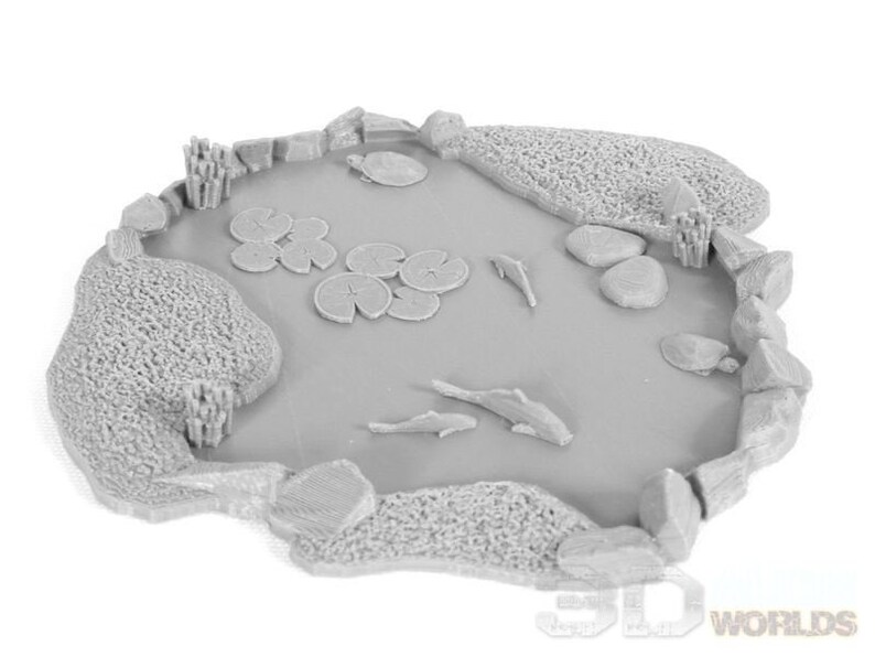 Japan Samurai Pond Set Dnd Miniature Wargaming Terrain for Dungeons and ...