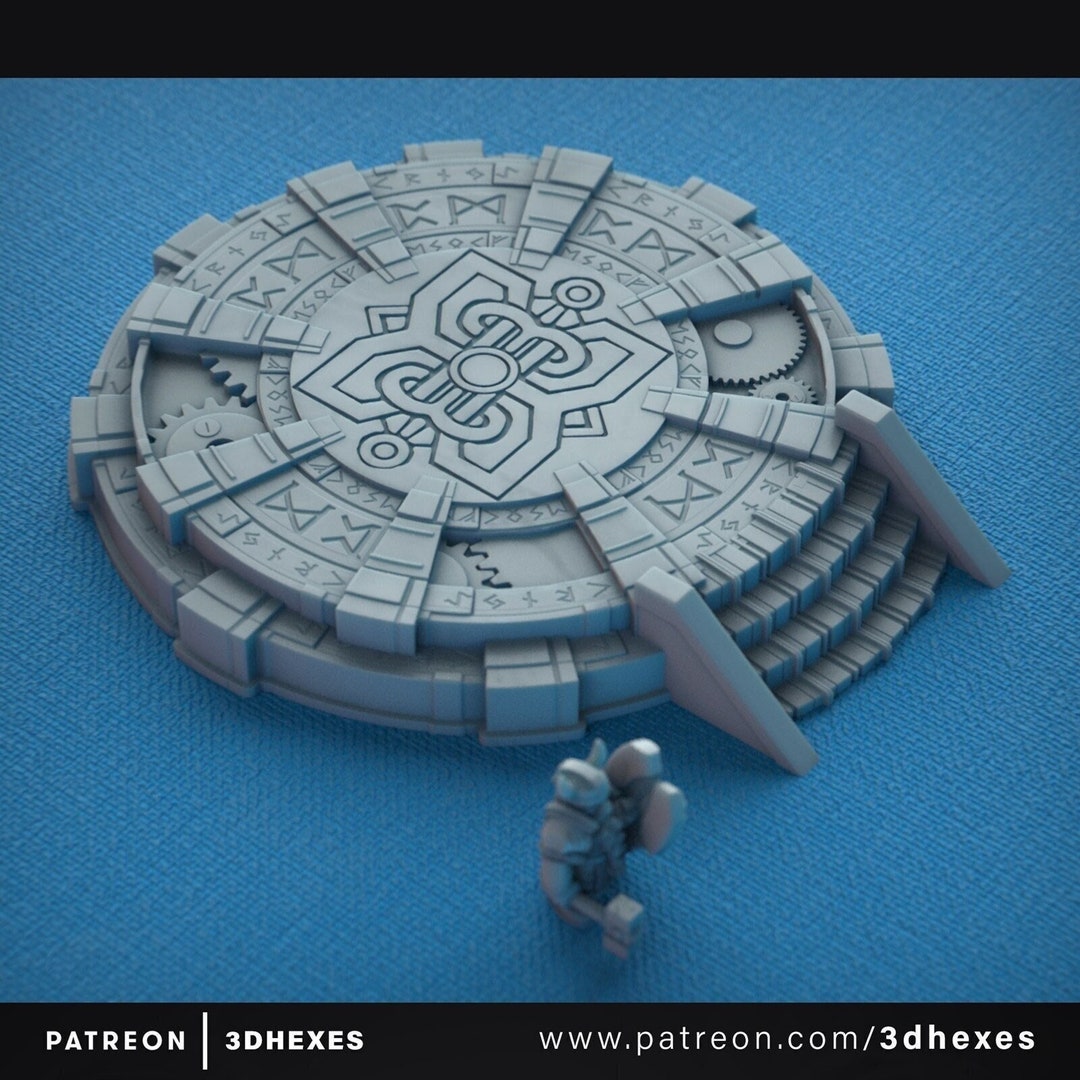 Gyrocopter Landing Pad Dnd Miniature Terrain for Dungeons and Dragons ...