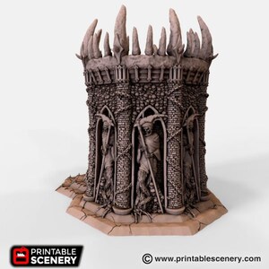 Dnd Terrain Demon the Temple of the Damned | Dnd D&D 28mm Miniature ...