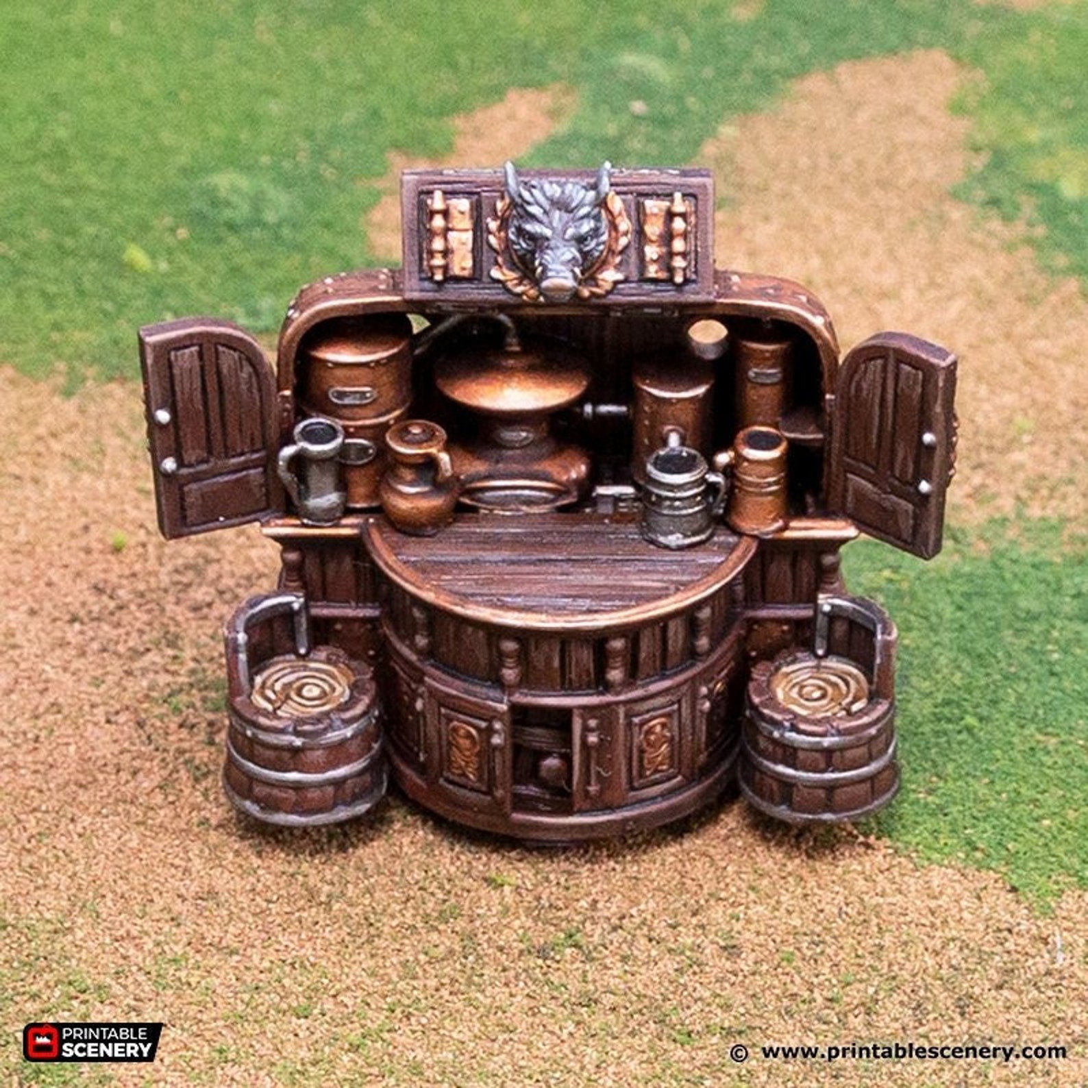 Rise of the Halflings Whiskey Merchants Distillery Dnd Miniature ...