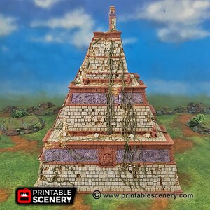 Ancient Pyramid of K’aas Dnd Miniature Terrain, Dungeons and Dragons ...