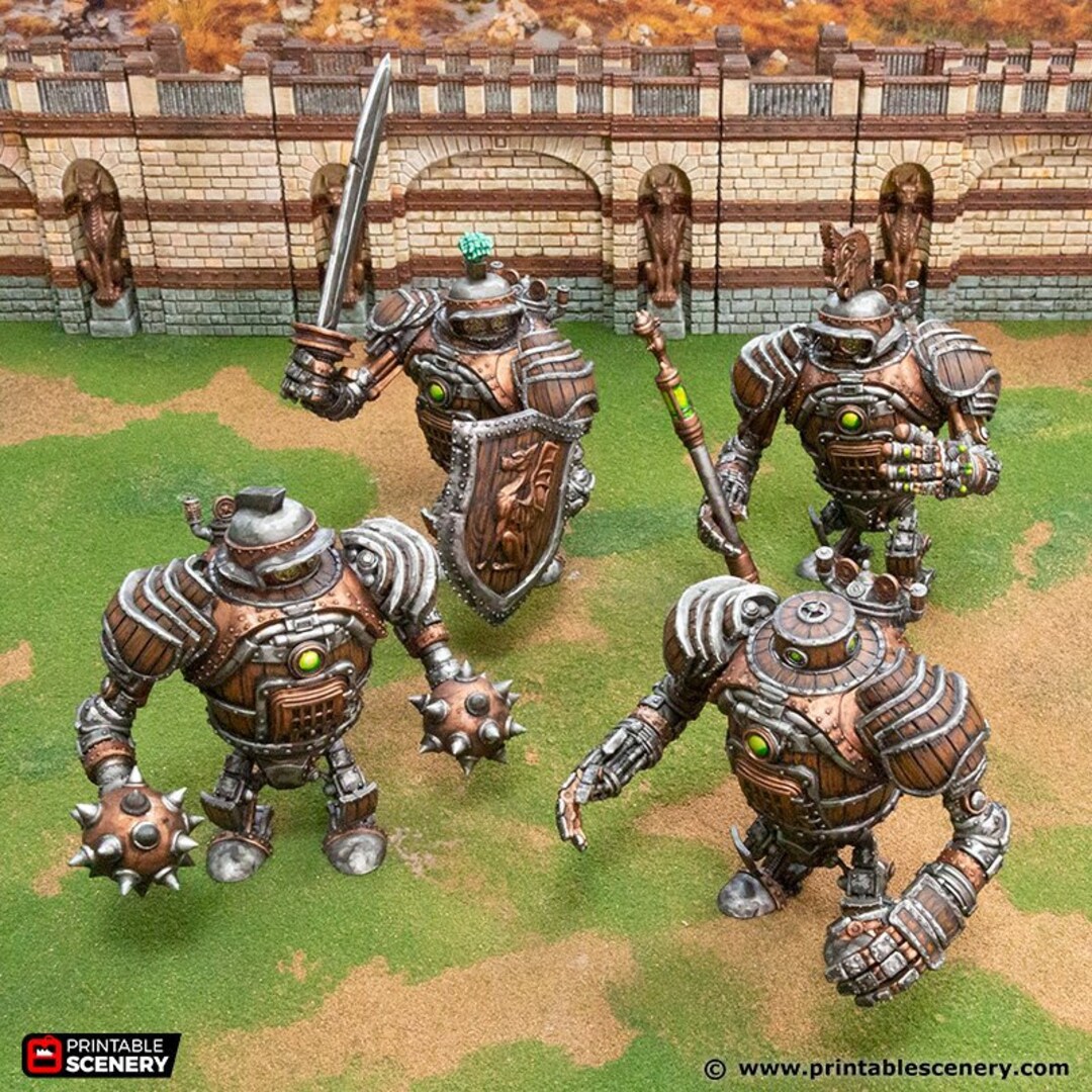 Rise of the Halflings Archanical Automatons Dnd Miniature Terrain for ...