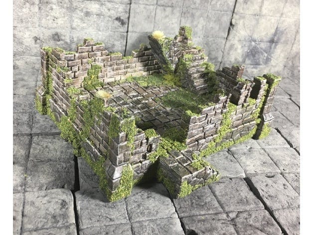 Modular RPG Fantasy Ruins-2 Terrain Dnd Pathfinder - Etsy