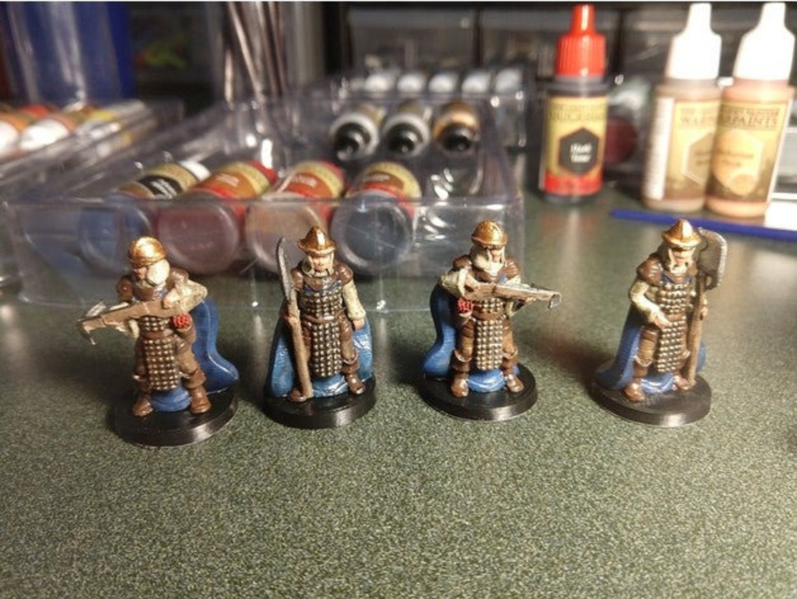 28mm 32mm Guard Dnd Miniature Pathfinder Miniature D and - Etsy