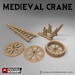 Dnd Terrain Medieval Crane - Dwarves, Elves and Demons | 28mm Miniature ...