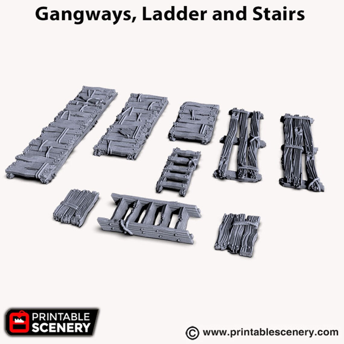 Gangways, Stairs and Ladders Dnd Miniature Terrain for Dungeons and ...