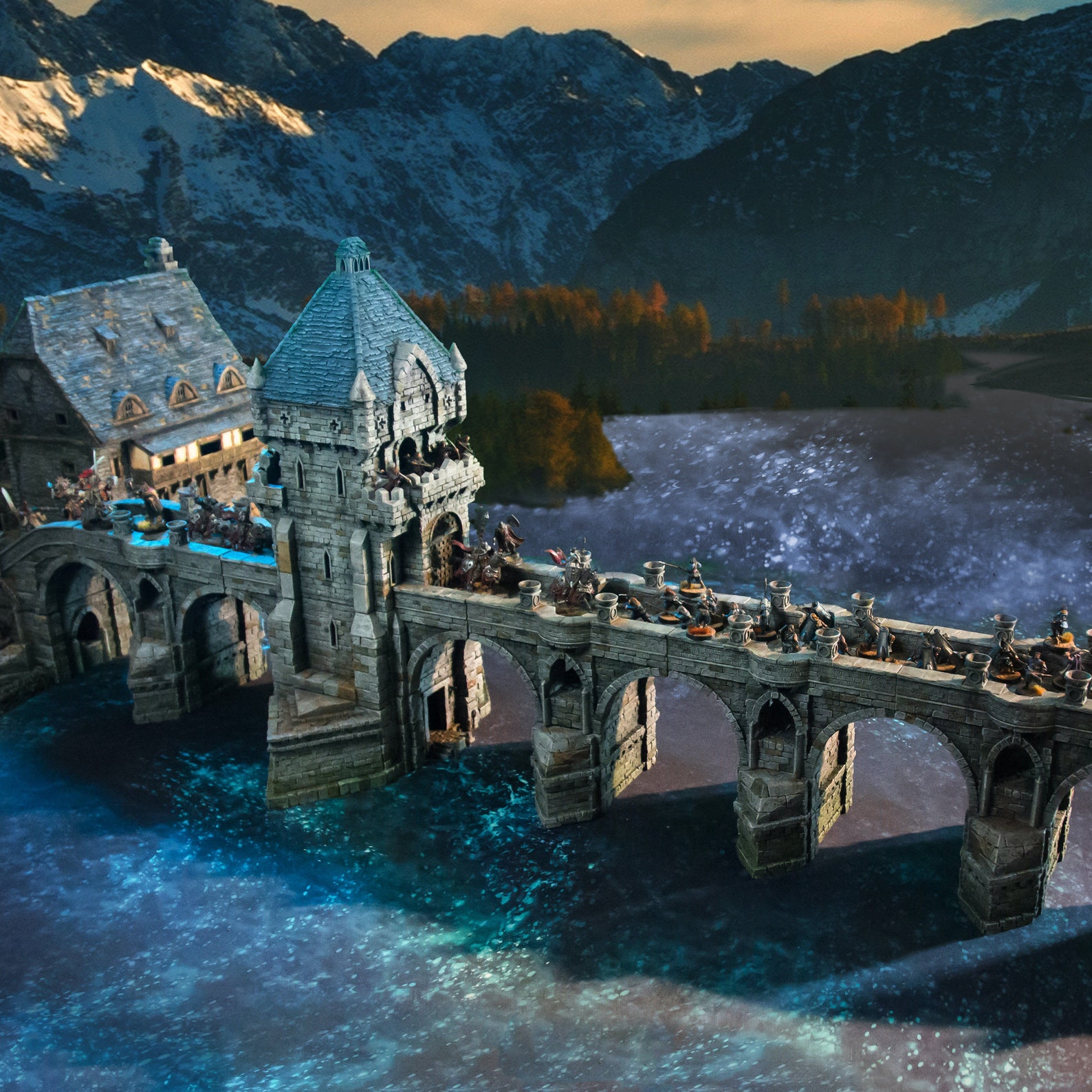 The Great Torbridge Bridge Dnd Miniature Terrain for Dungeons and ...