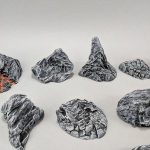 Dungeon Rock Outcroppings Dnd Miniature Terrain, Dungeons and Dragons ...