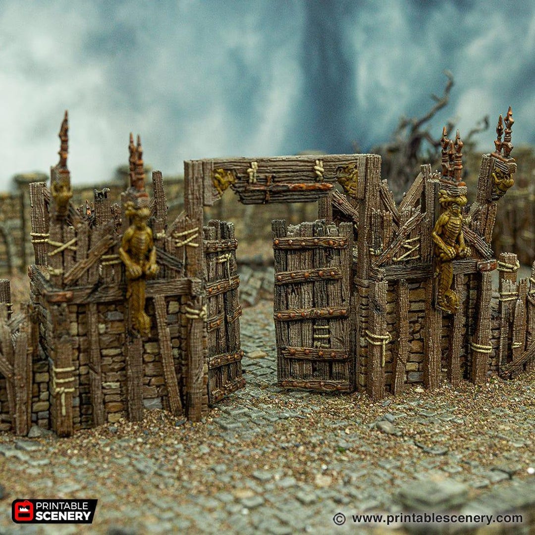 The Gates of Ramshackle Dnd Terrain, Dungeons and Dragons Terrain ...