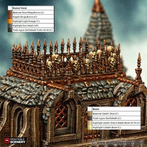 Ramshackle Roof Spikes Dnd Terrain, Dungeons and Dragons Terrain ...
