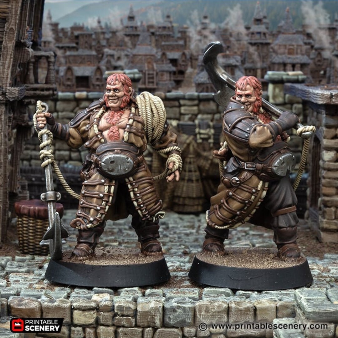Zealot Loyalist Mr. Nuckles Dnd Miniature Terrain Set, Resin Miniature ...