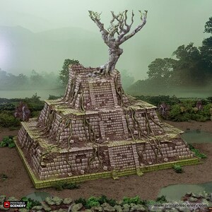 Gloaming Swamp Bamboo Temple Dnd Miniature Terrain, Dungeons and ...