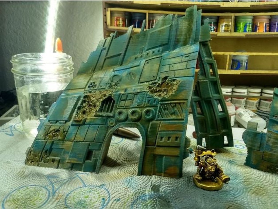 Massive 28mm Legion Imperial Assault Starship Wreck Spaceship E ...