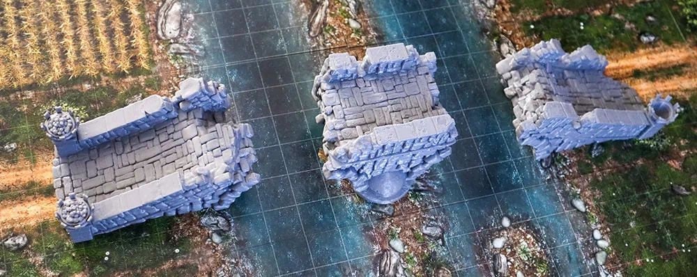 City of Tarok Modular Bridge Dnd Miniature Terrain for Dungeons and ...