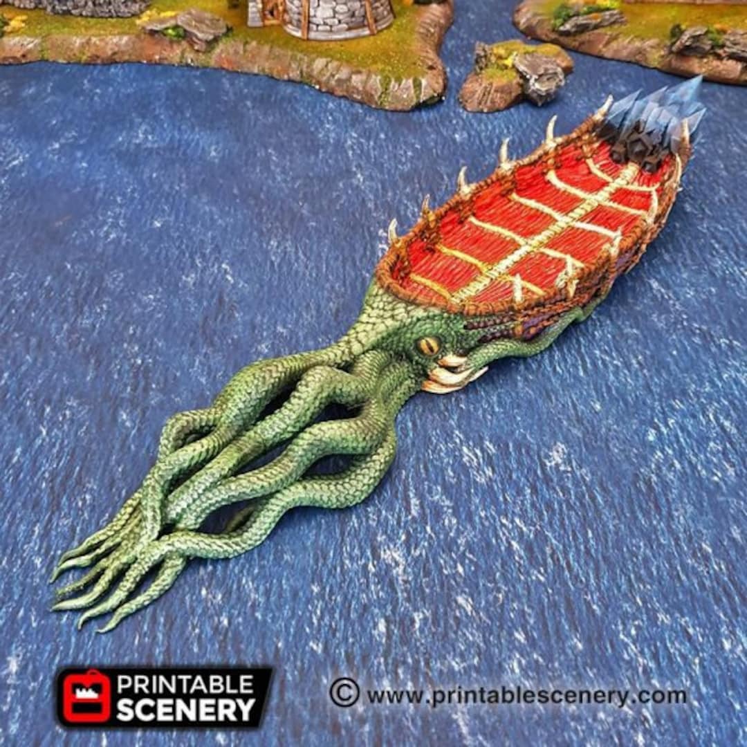 Dnd Terrain Scourge Stalker | Dnd D&D 28mm Miniature RPG Terrain ...