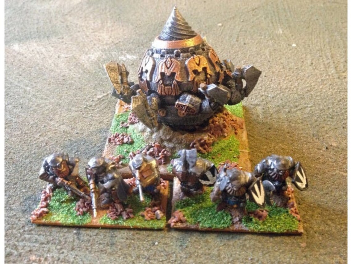 28mm | 32mm Dwarf Miner King Dnd Miniature Pathfinder Miniature | Dnd ...