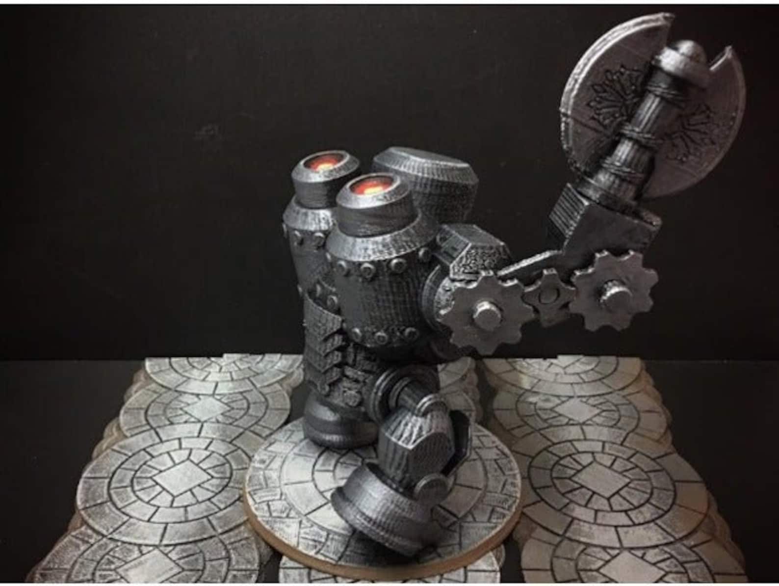 28mm | 32mm Giant Dwarf Golem Dnd Miniature Pathfinder Miniature | Dnd ...