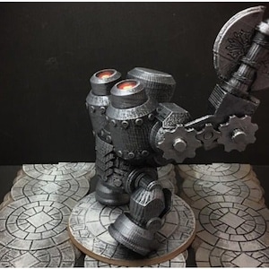 28mm | 32mm Giant Dwarf Golem Dnd Miniature Pathfinder Miniature | Dnd ...