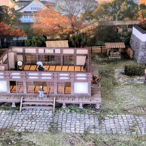 Japan Samurai Dojo Set Dnd Miniature Wargaming Terrain for Dungeons and ...