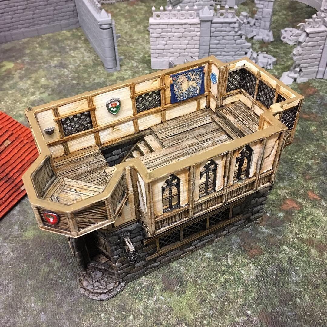 Wightwood Abbey Abbot’s House Dnd Miniature Terrain | Dungeons and ...