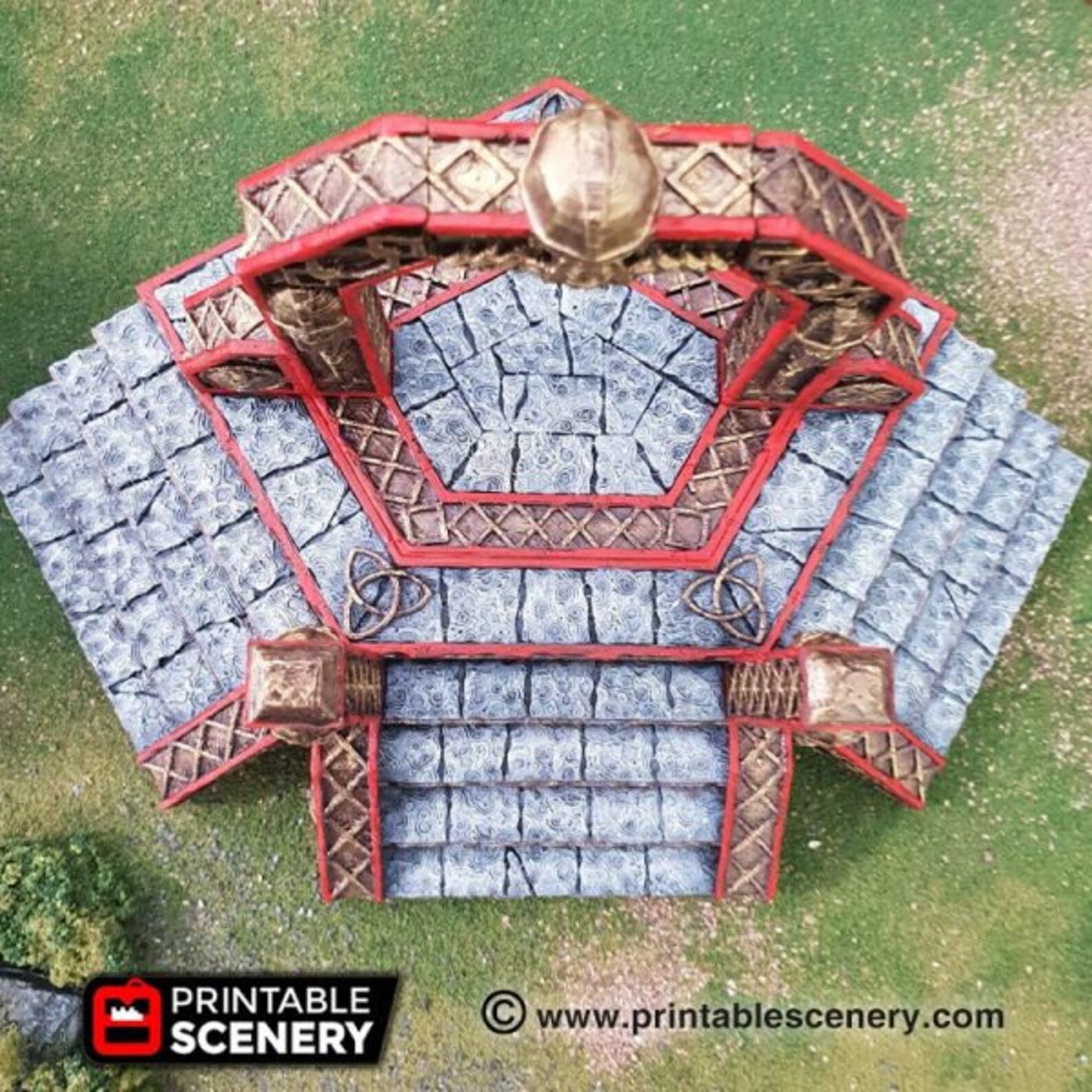 Dnd Terrain Dwarf Dwarven Portal | Dnd D&D 28mm Miniature Terrain ...