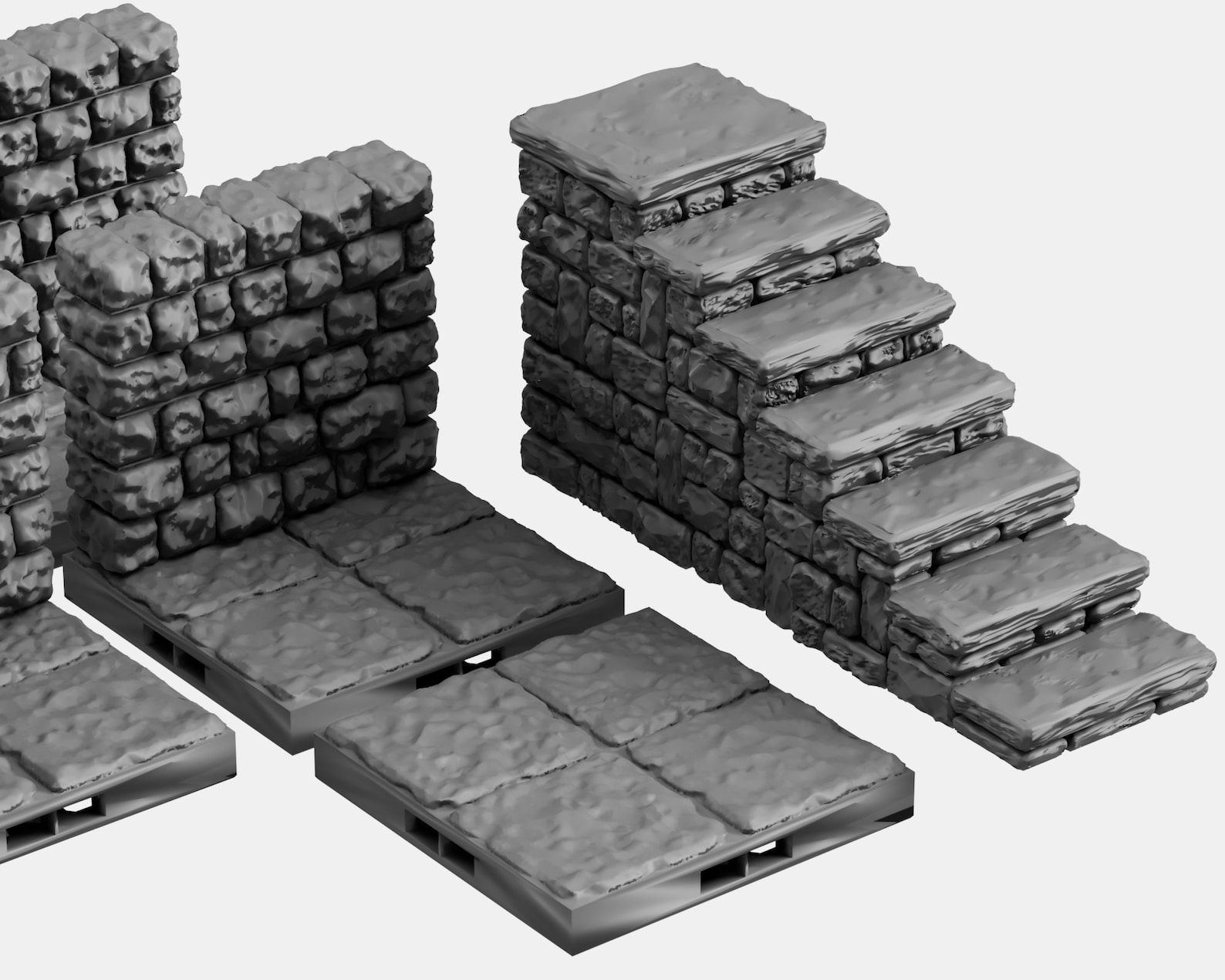 DnD Terrain Dungeon Tiles Starter Set DnD Terrain Pathfinder | Etsy