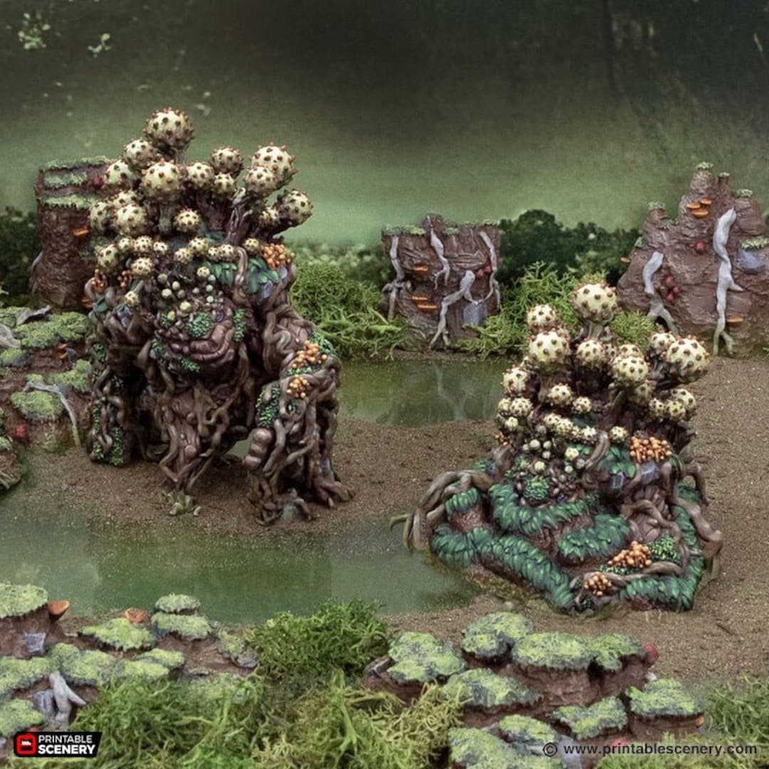 Gloaming Shambling Mound Monster Set Dnd Terrain, Dungeons and Dragons ...