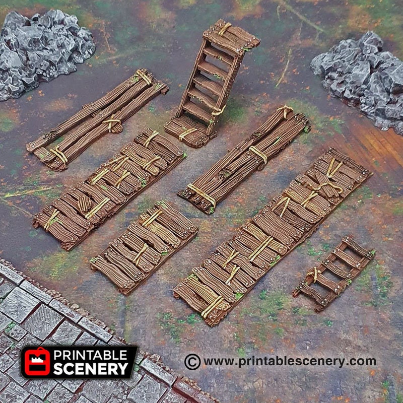 Gangways, Stairs and Ladders Dnd Miniature Terrain for Dungeons and ...