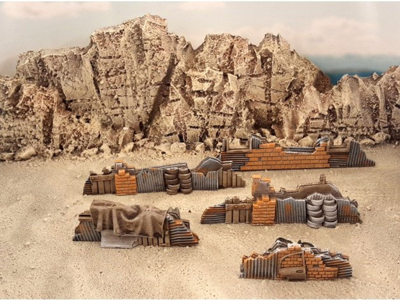Gasland Shanty Obstacles Dnd Pathfinder Role Play Terrain Not Finished ...