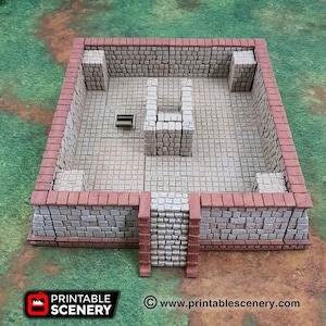 Modular Pyramids Tiles Dnd Miniature Terrain for Dungeons and Dragons ...