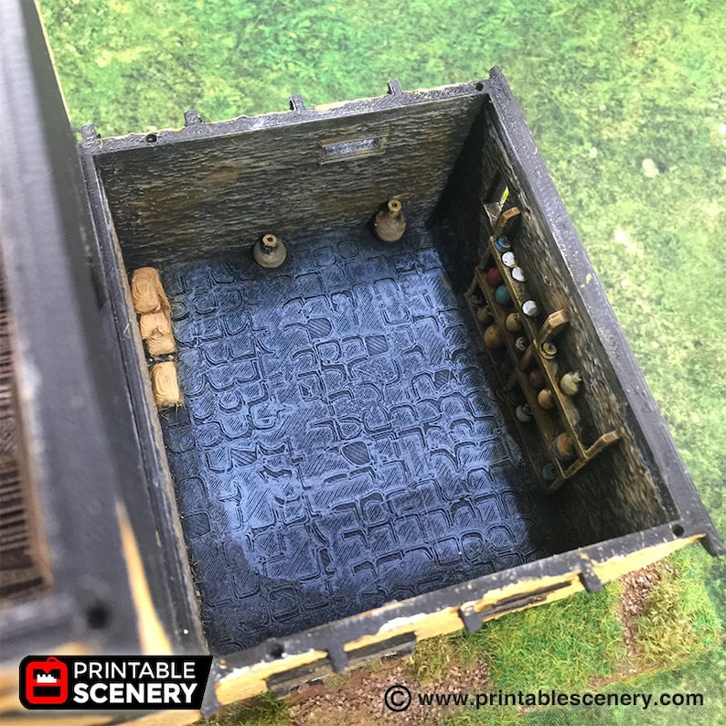Medieval House Dnd Miniature Terrain for Dungeons and Dragons, D&D ...
