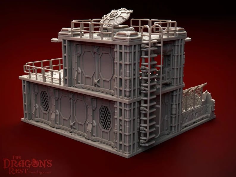Precinct Umbra Building 40k Terrain for Sci Fi, Star Wars Legion, Kill ...