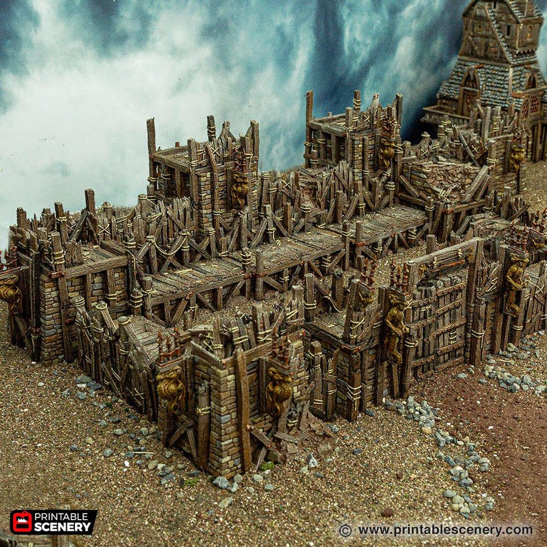 Ramshackle Ramparts and Gate Bundle Dnd Terrain, Dungeons and Dragons ...