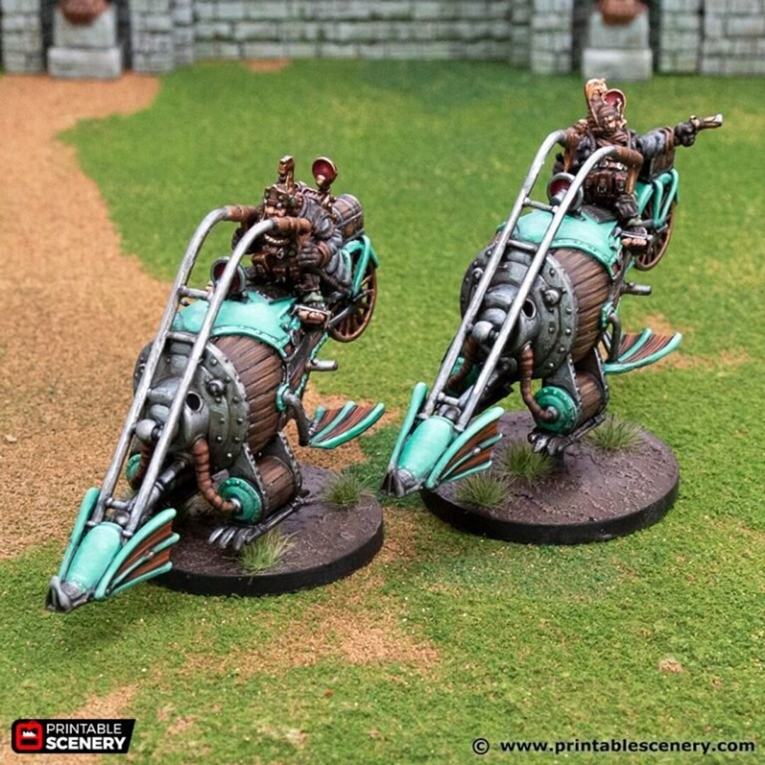 Rise of the Halflings Barrel Rider Bike Dnd Miniature Terrain for ...