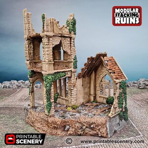 Shadowfey Bell Tower and Sept Dnd Miniature Terrain for Dungeons and ...