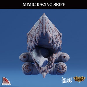 Mimic Racing Skiff Ship Dnd Terrain, Dungeons and Dragons, Dnd ...