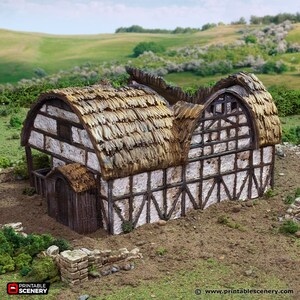 Ruined Country Stables Dnd Terrain for Dungeons and Dragons Terrain, D ...