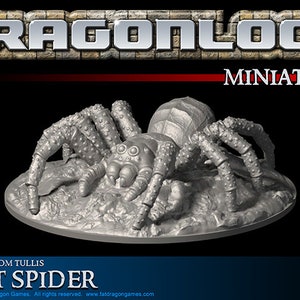 Dnd Miniature Giant Spider Dnd Pathfinder Pathfinder Miniature D and D ...