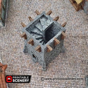 Winterdale Watchtower Dnd Miniature Terrain for Dungeons and Dragons, D ...