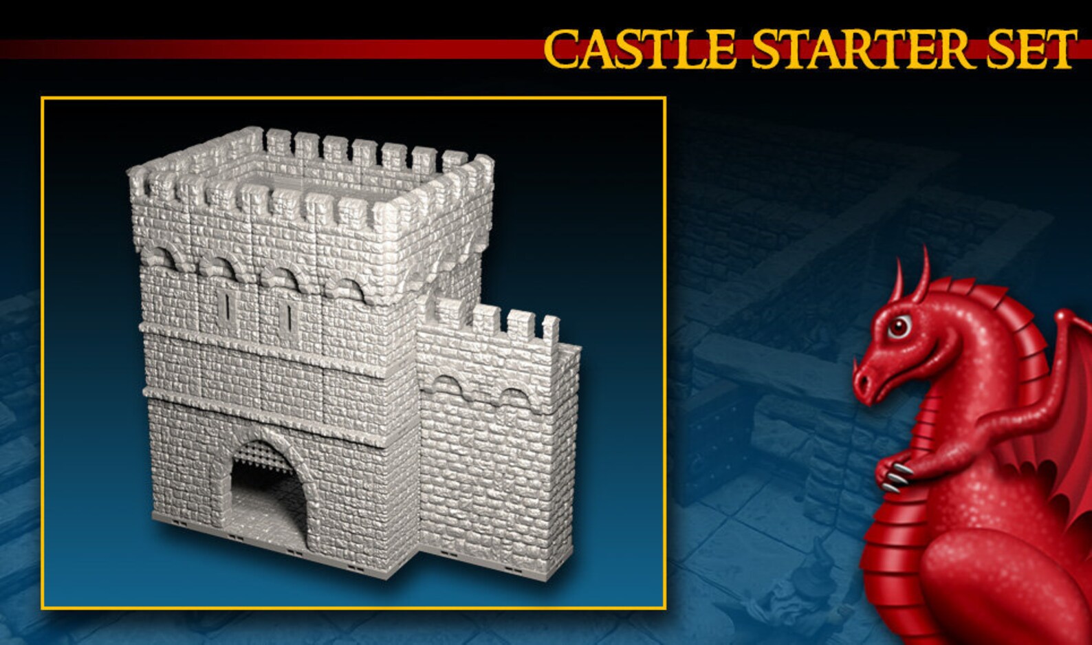 Dnd Terrain Castle Set Dnd Terrain Pathfinder D and D - Etsy