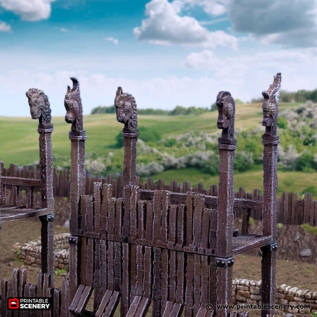 War Totems Set Dnd Terrain for Dungeons and Dragons Terrain, D&D, D and ...