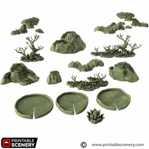 Gloaming Swamp Scatter Dnd Miniature Terrain, Dungeons and Dragons ...
