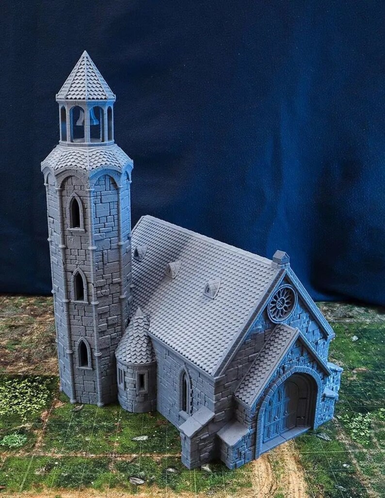 Church Dnd Miniature Terrain for Dungeons and Dragons, D&D, D and D ...