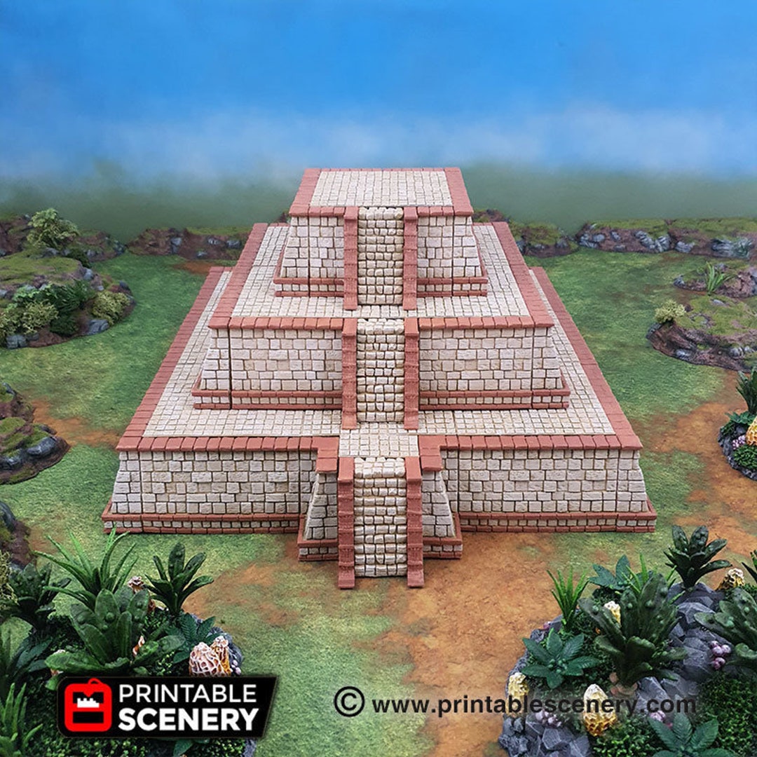 Modular Pyramids Tiles Dnd Miniature Terrain for Dungeons and Dragons ...